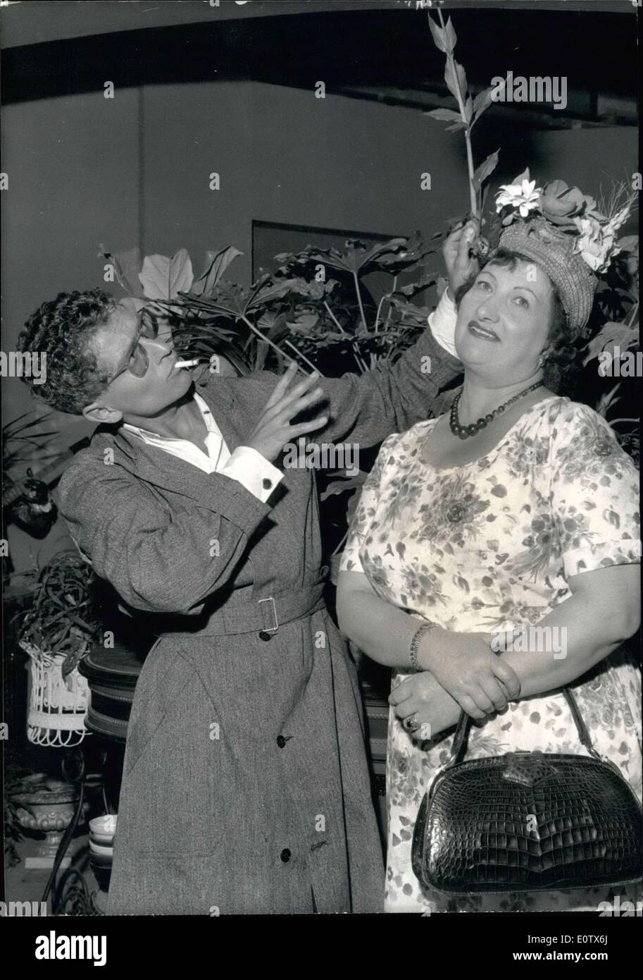 Aug. 27, 1960 - Darry Cowl is returning to Paris to shoot a new film by ...