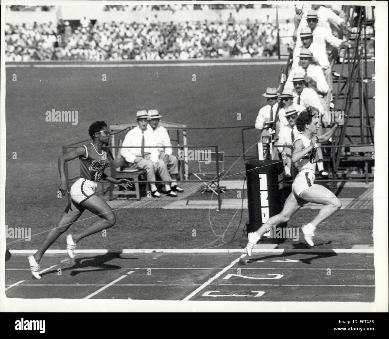 Sep. 01, 1960 - Olympic Games In Rome. Dorothy Hyman Wins 100 Metres ...