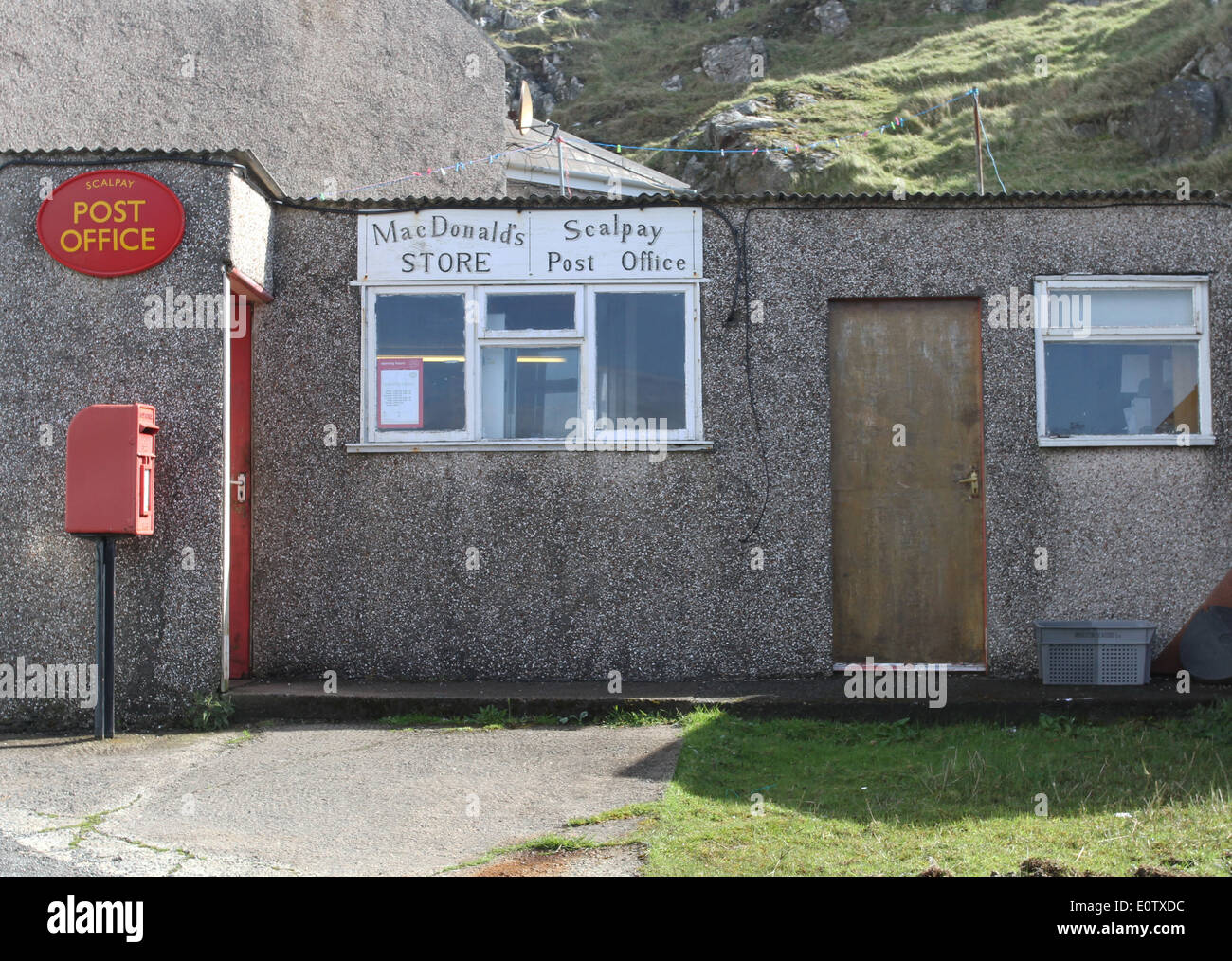 Scalpay Post Office Ardinashaig Isle of Scalpay Scotland May 2014 Stock ...