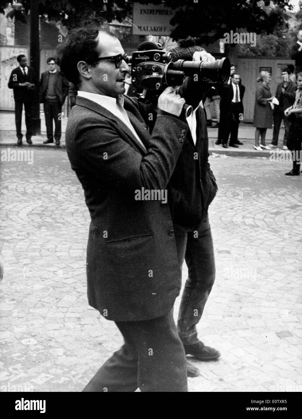 Films by jean luc godard Black and White Stock Photos & Images - Alamy