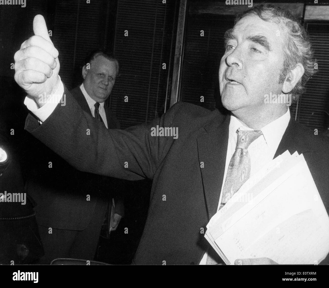 Joe gormley national union mineworkers High Resolution Stock ...