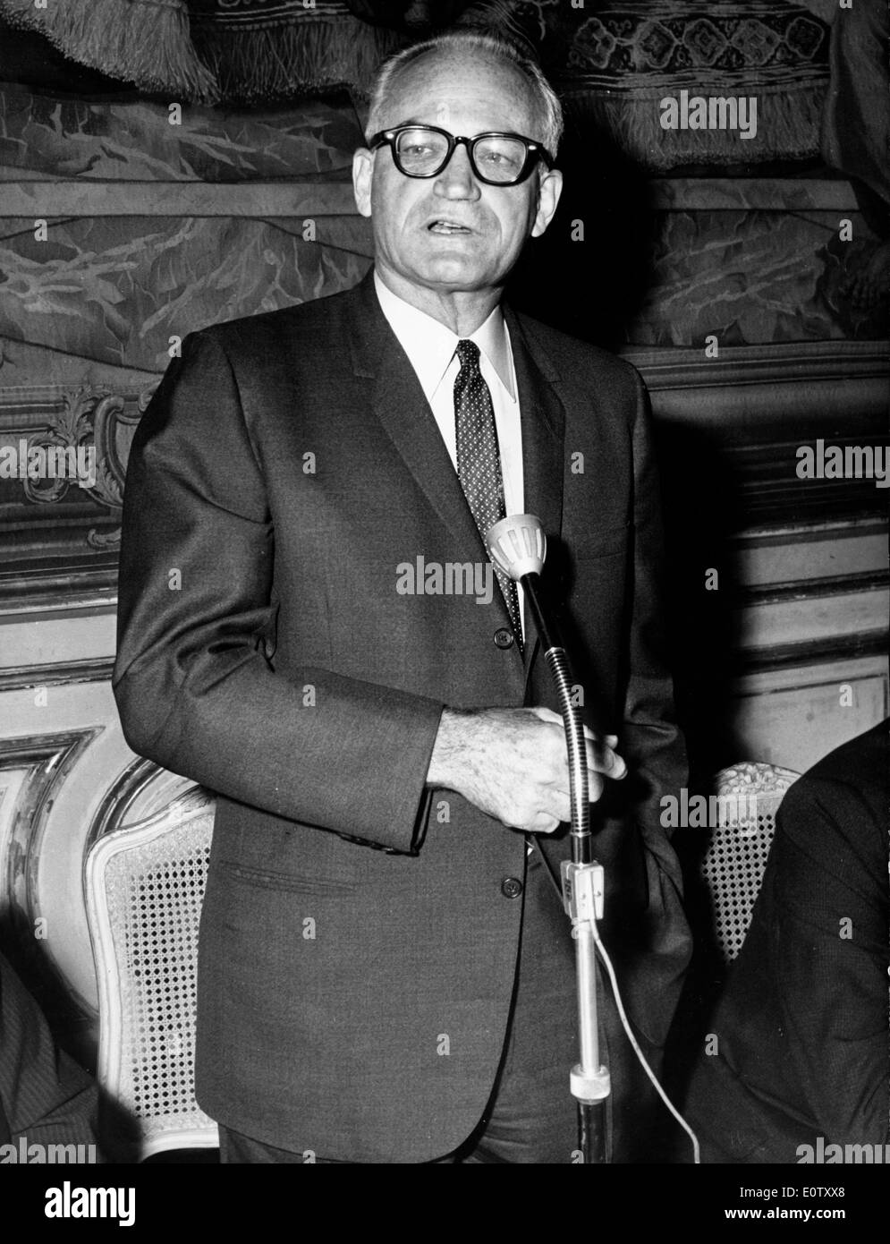 Speech conference meeting business Black and White Stock Photos ...