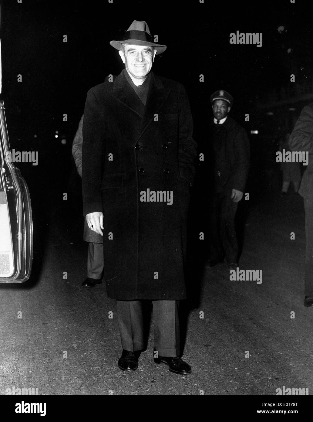 William Averell Harriman at La Guardia airport Stock Photo - Alamy