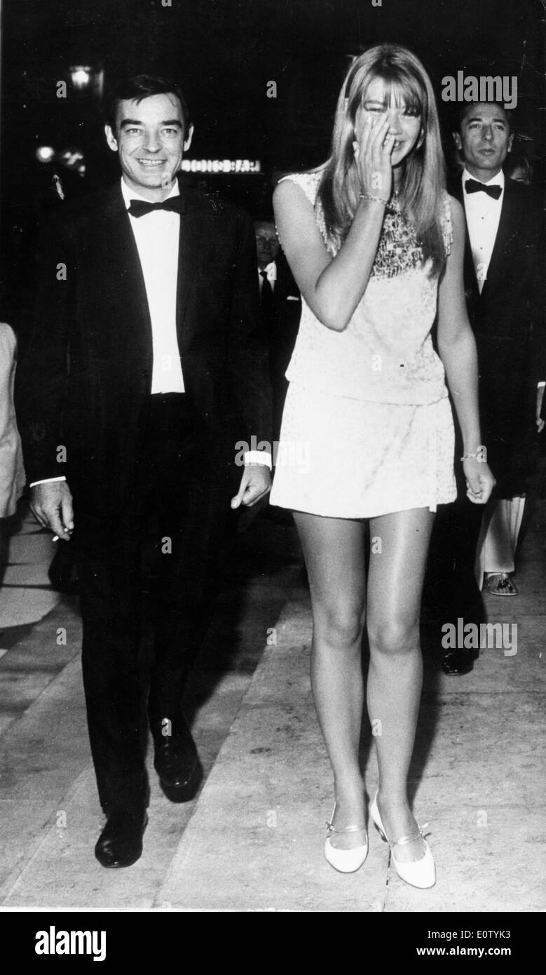 French singer actress francoise hardy Black and White Stock Photos ...