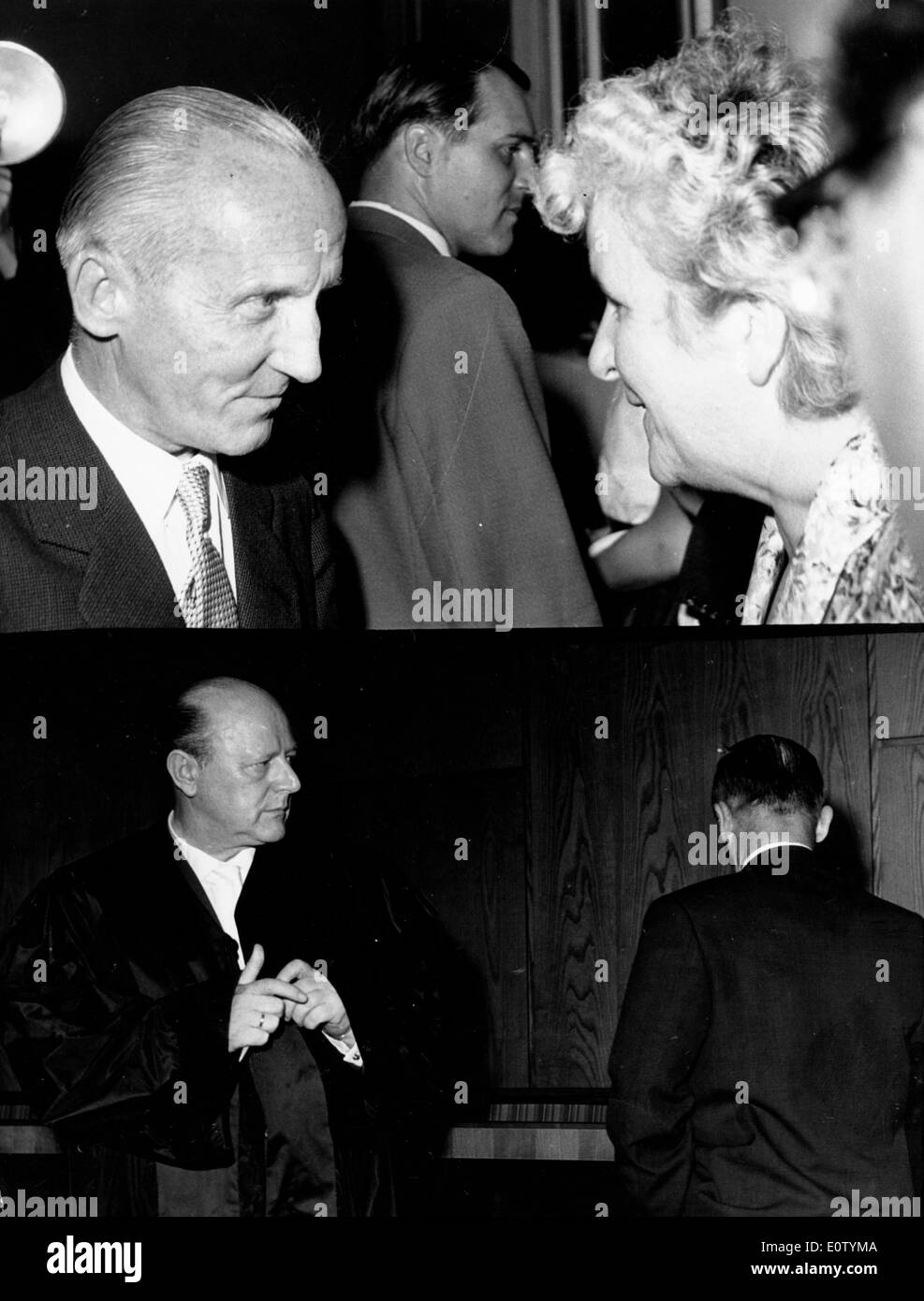 German soldier Hasso Von Manteuffel talking with people Stock Photo - Alamy