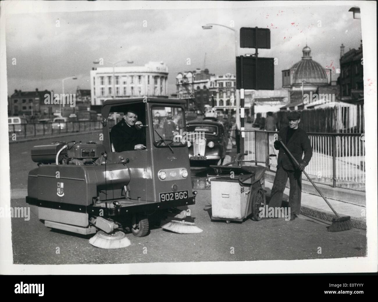 Oct. 10, 1960 - A completely new type of power sweeper, big enough to ...