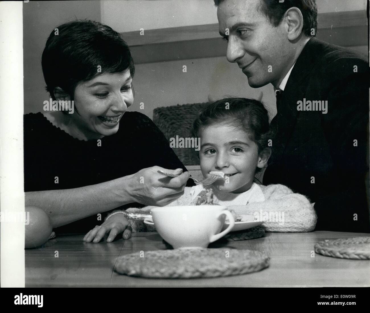 Oct. 10, 1960 - French Ballerina And Family In London. Zizi Jeanmarie ...