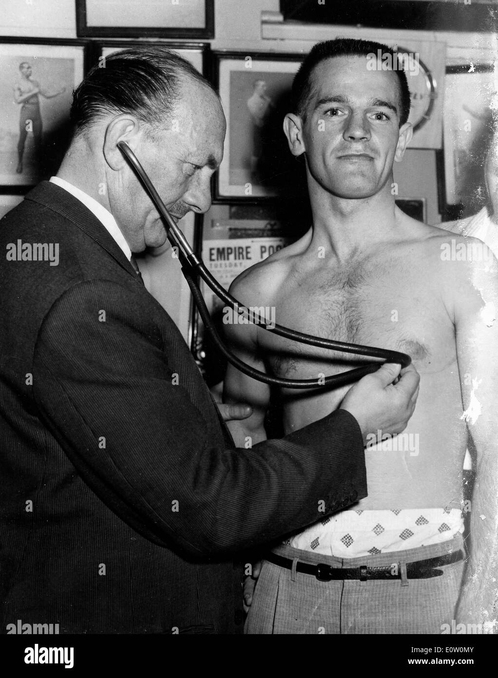 Oct 20, 1960; London, UK; Boxer EDDIE BEATTIE who won fourteen ...