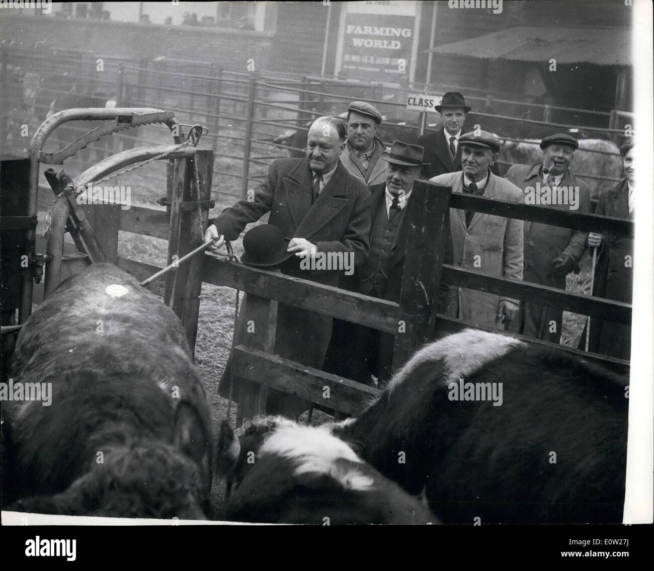 Dec. 12, 1960 - Mr. Butler At Fat Stock Show. Photo shows Home ...