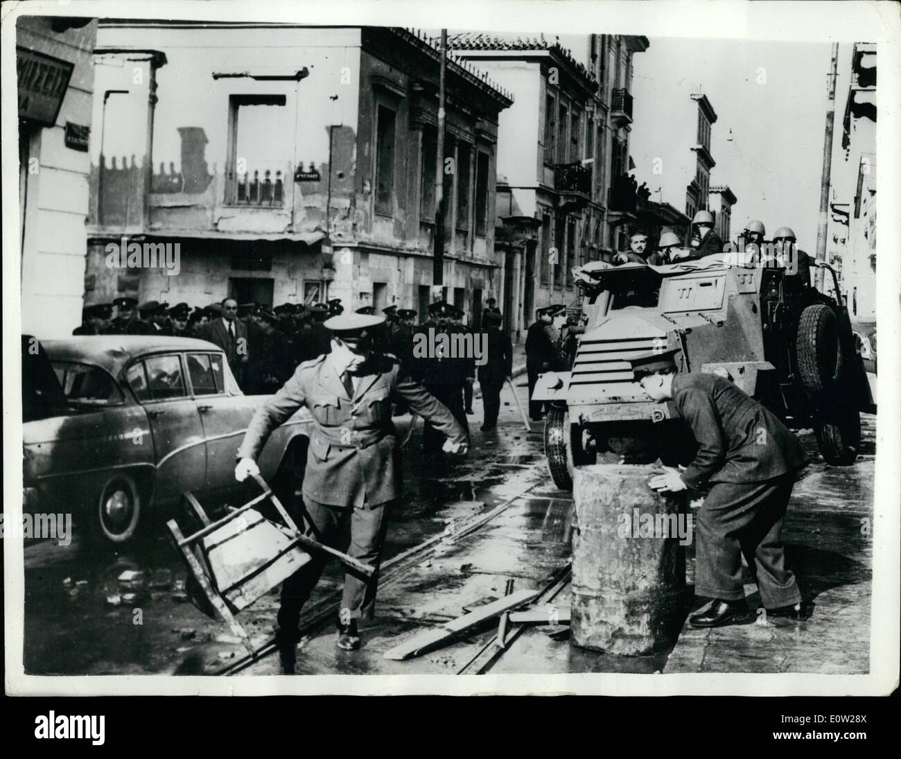 Dec. 12, 1960 - Anti-government demonstrations in Athens. General view ...