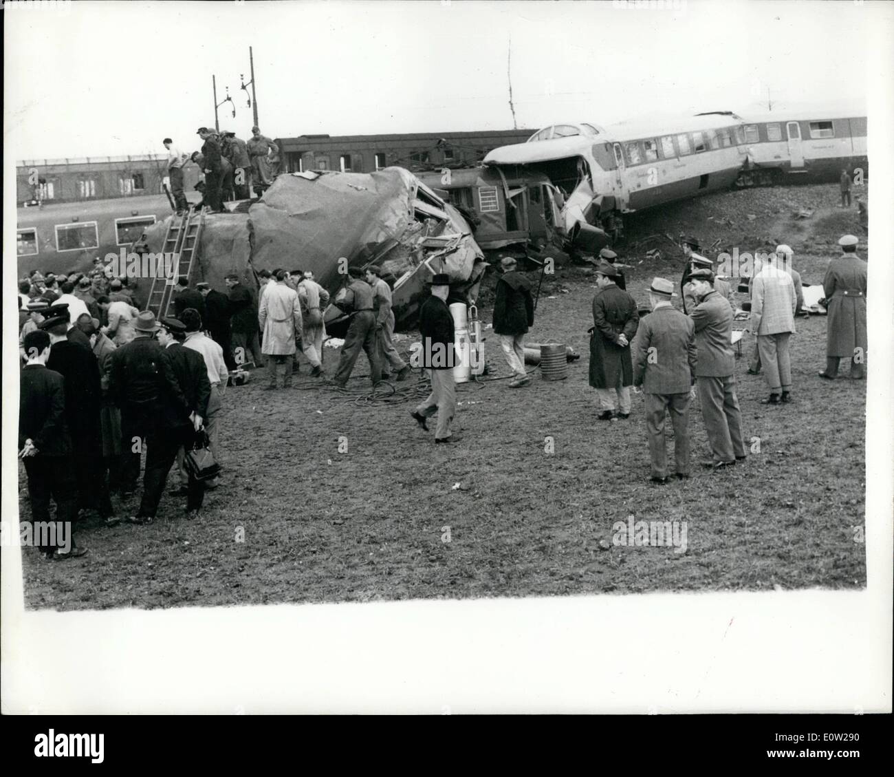 Dec. 12, 1960 - Seven dead and forty injured in Italian Rail Crash ...