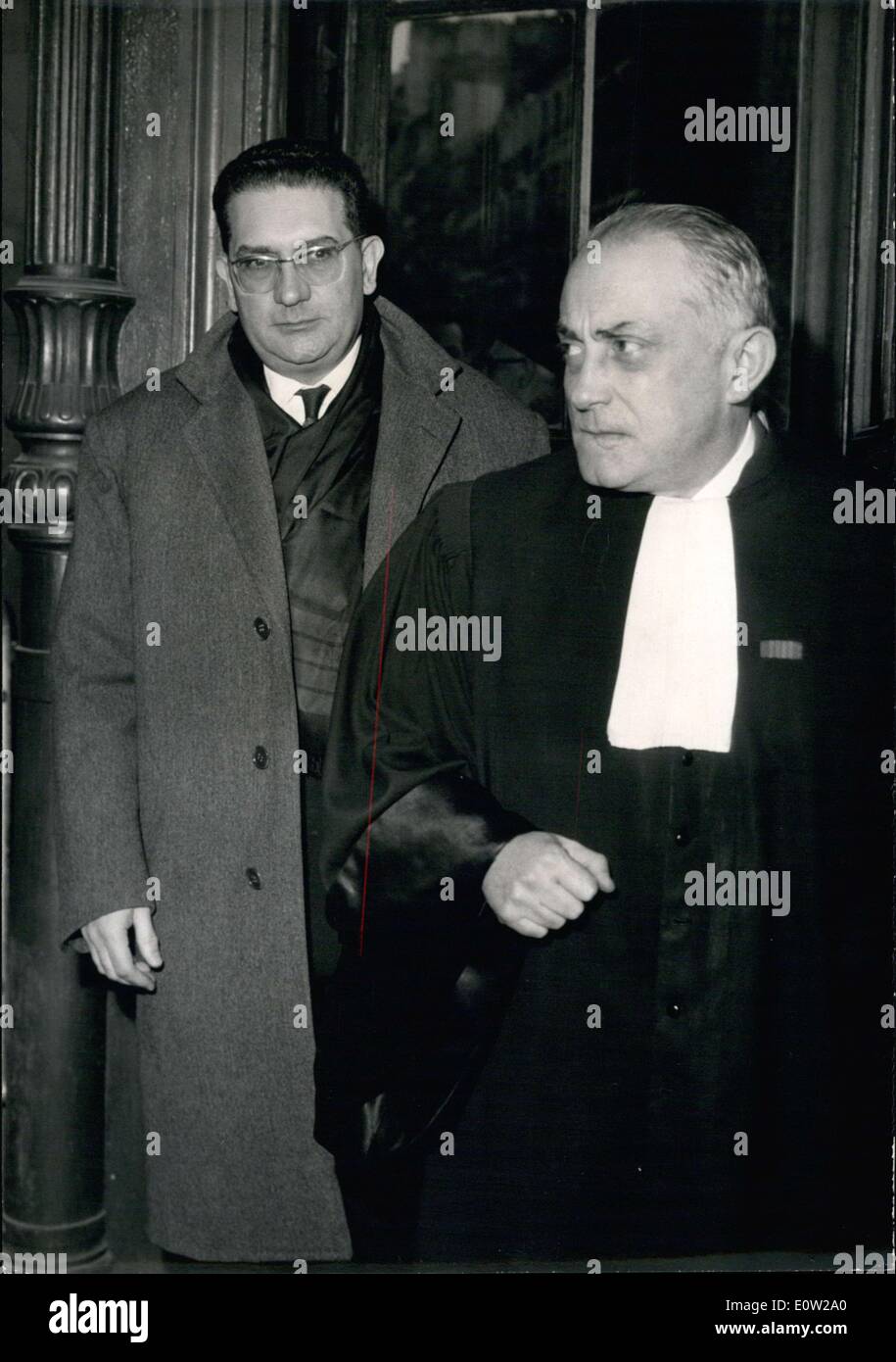 Dec. 22, 1960 - Mr. Jacques Soustelle (left) arrived at the Palace of ...