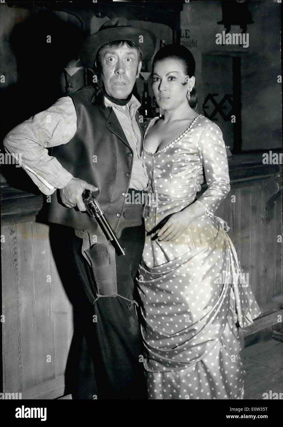 Mar. 03, 1961 - Fernandel in Wild West Film Fernandel, the famous ...
