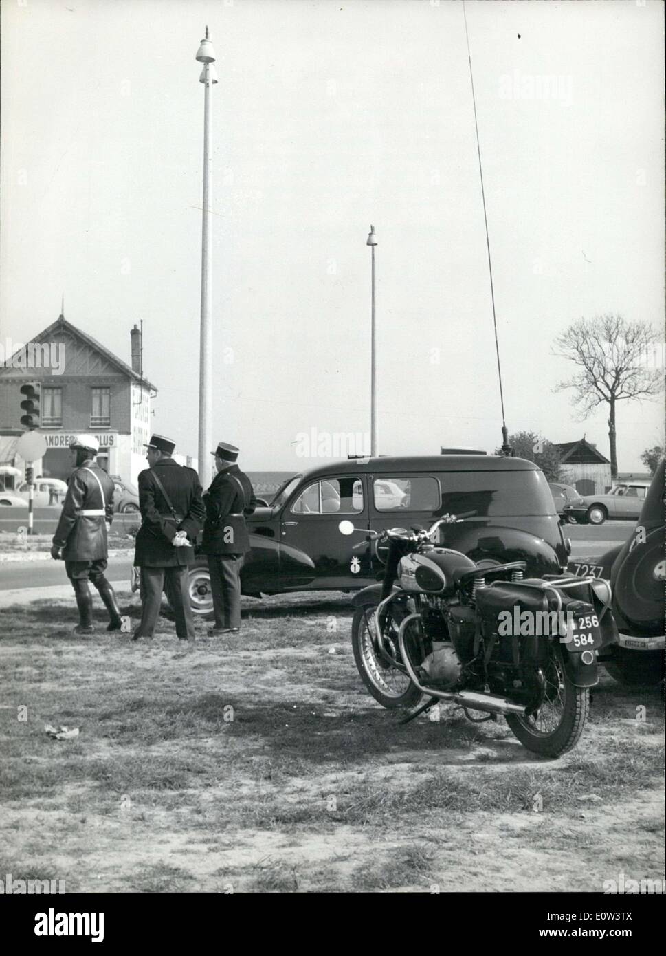 Mar. 26, 1961 - 7000 Police Officers Patrol Roads Easter Weekend Stock ...