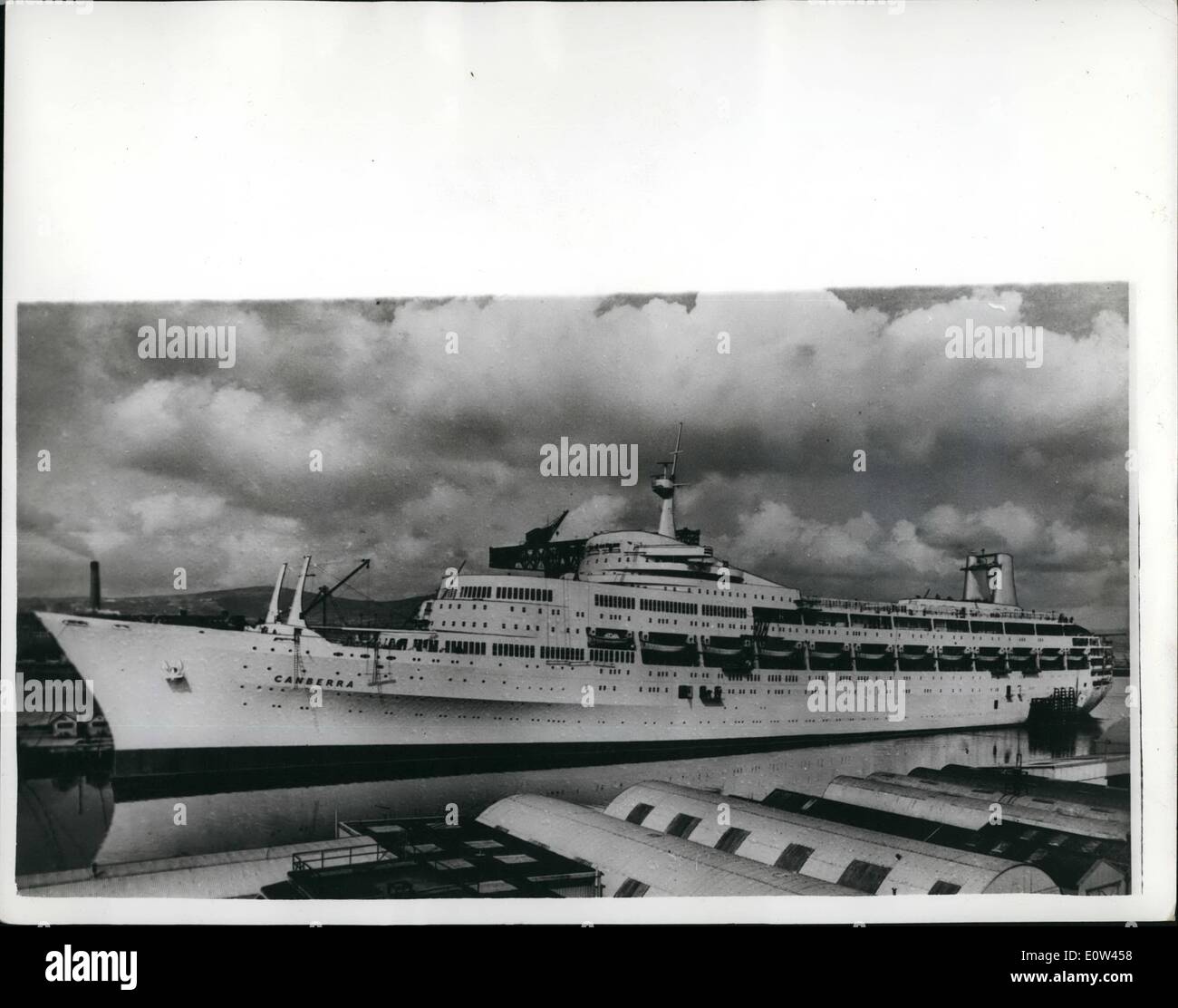 Apr. 04, 1961 - new Passenger Liner Prepares For Her Tests The 45,00 ...