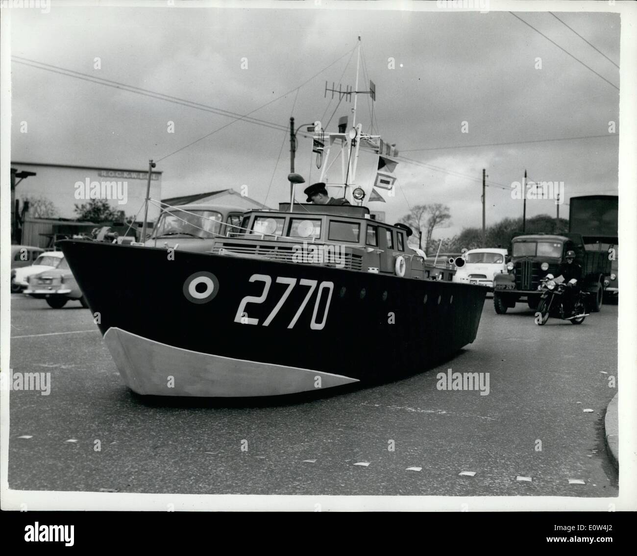 Apr. 13, 1961 - 13-4-61 Model of R.A.F. search and rescue launch for ...