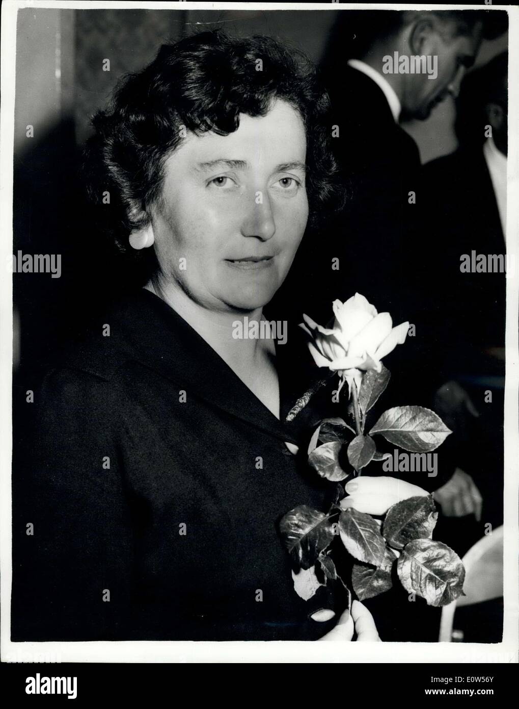 Jun. 28, 1961 - The Lady mayor And The Rose of Lidice In London today ...