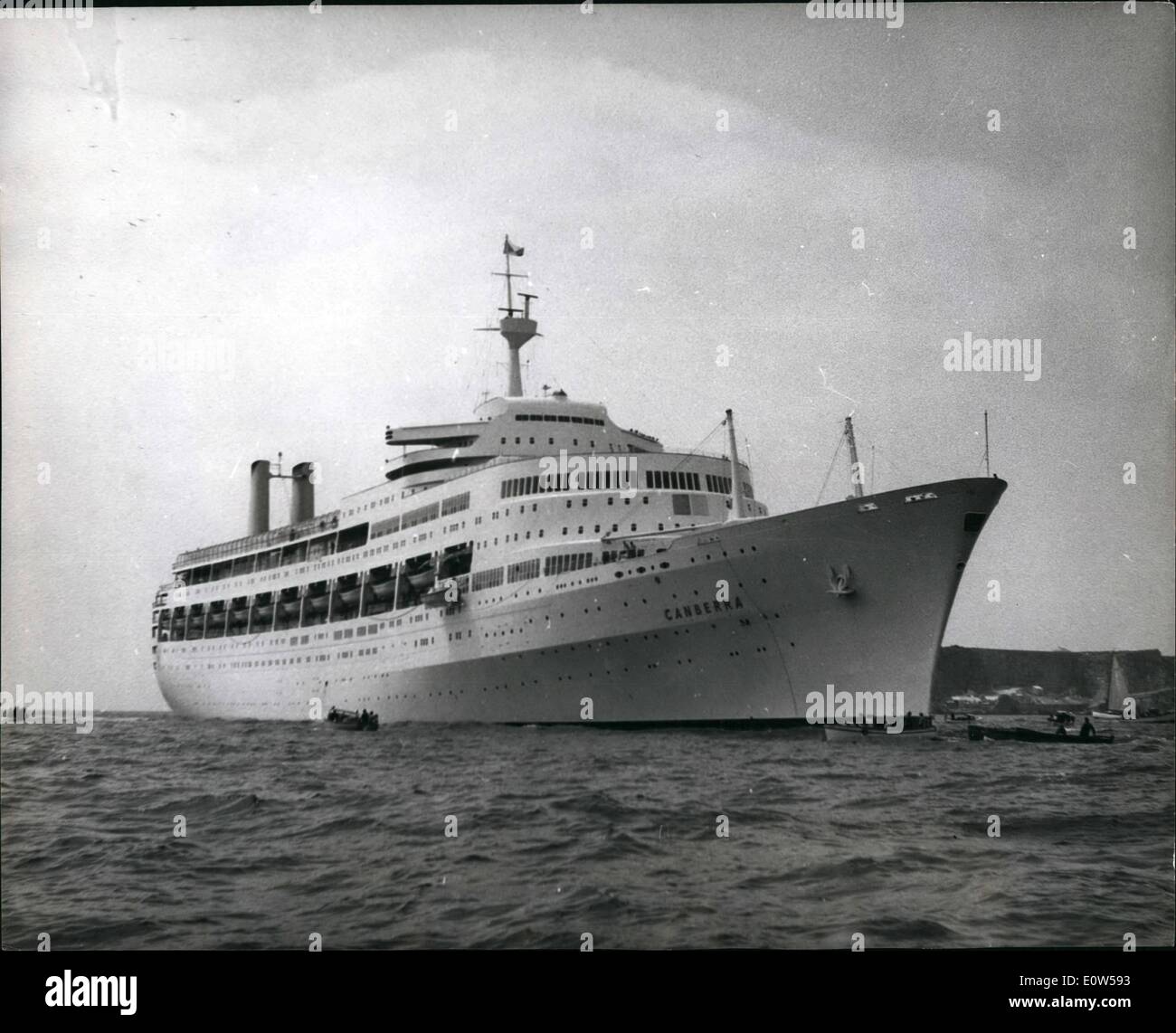 May 05, 1961 - Britain's New Luxury Liner On Work-Out Trials: The ...