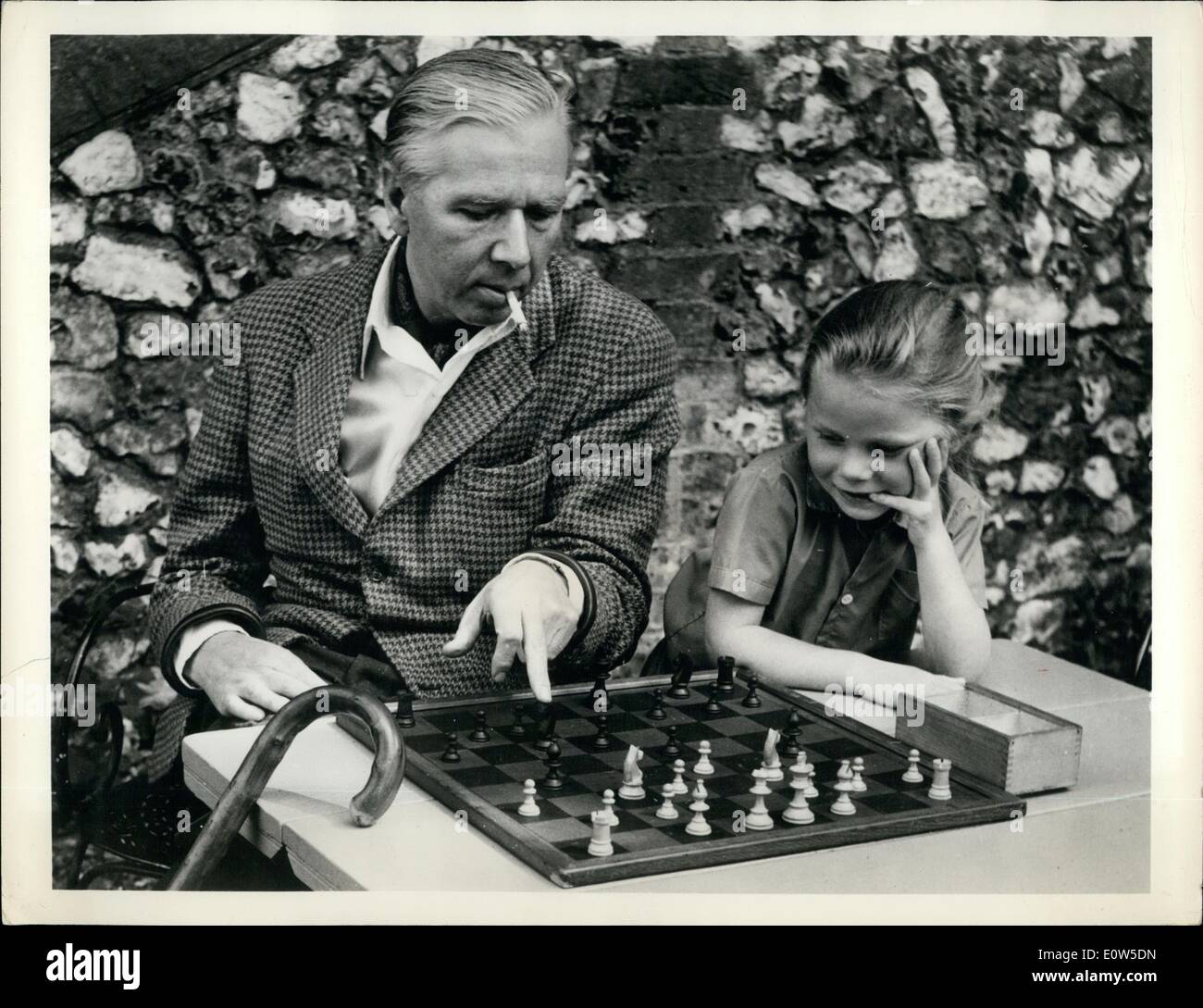 Jul. 07, 1961 - Colonel Britton speaks again: In the garden of his home ...