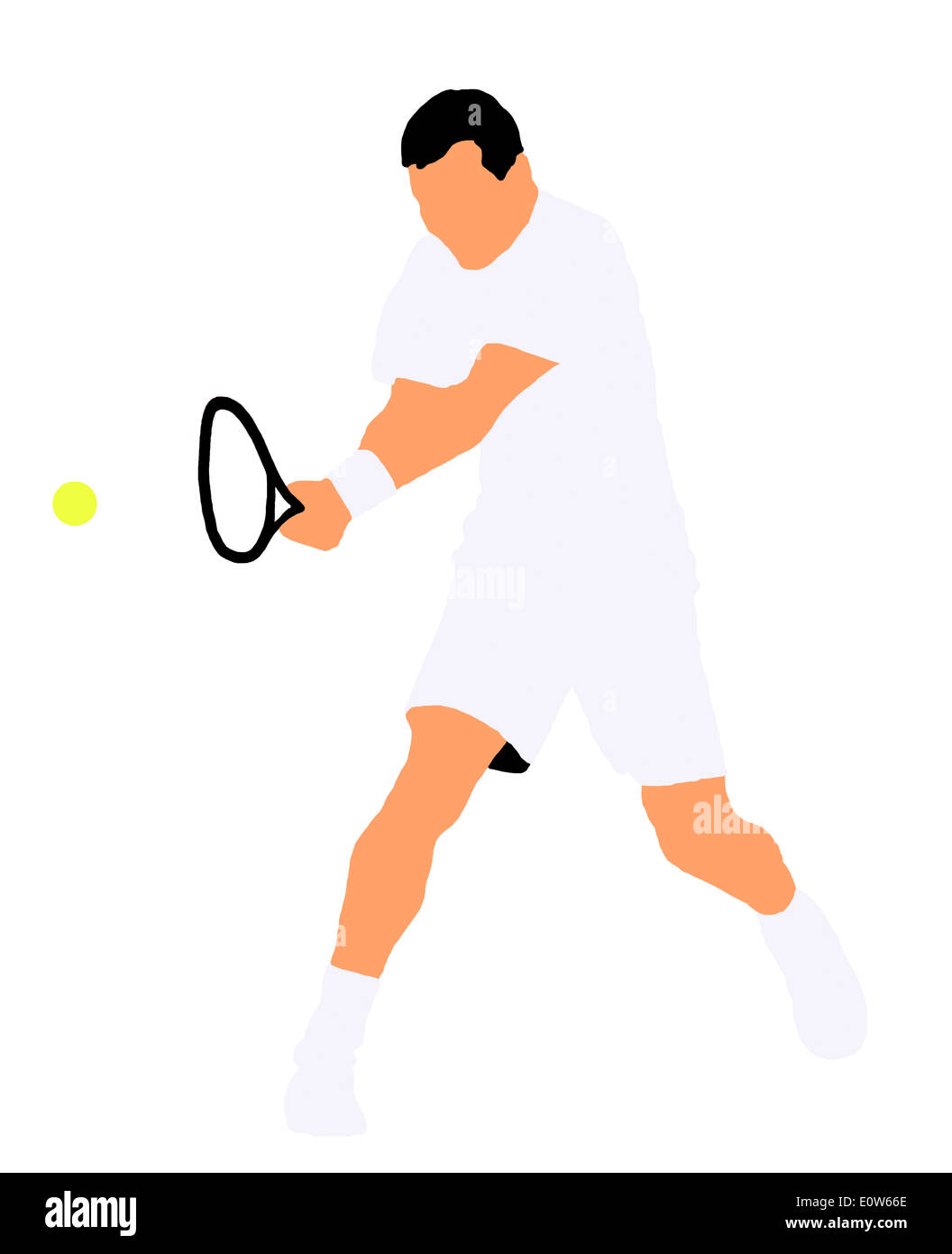 Backhand technique Cut Out Stock Images & Pictures - Alamy