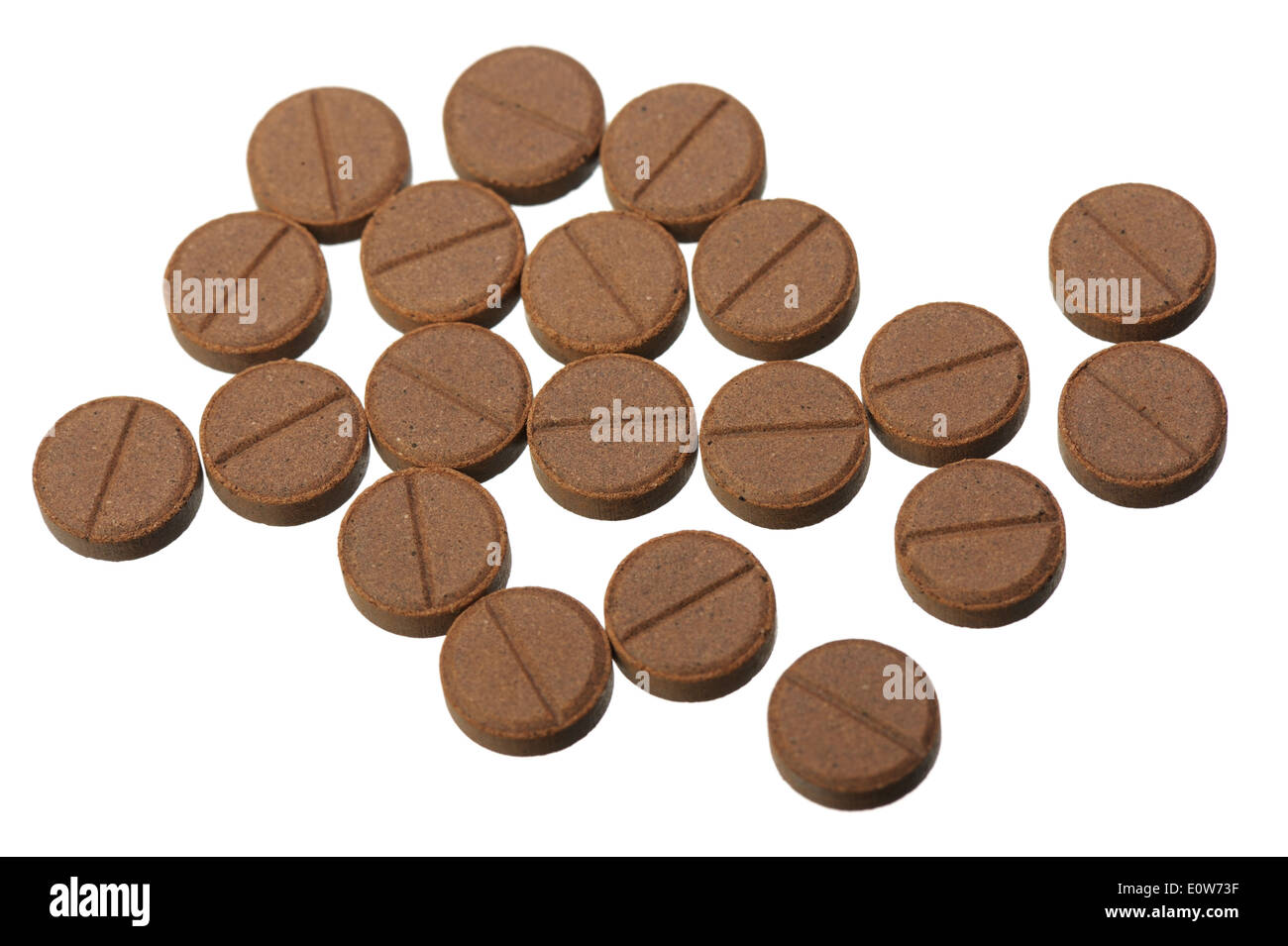 Brown pills hi-res stock photography and images - Alamy