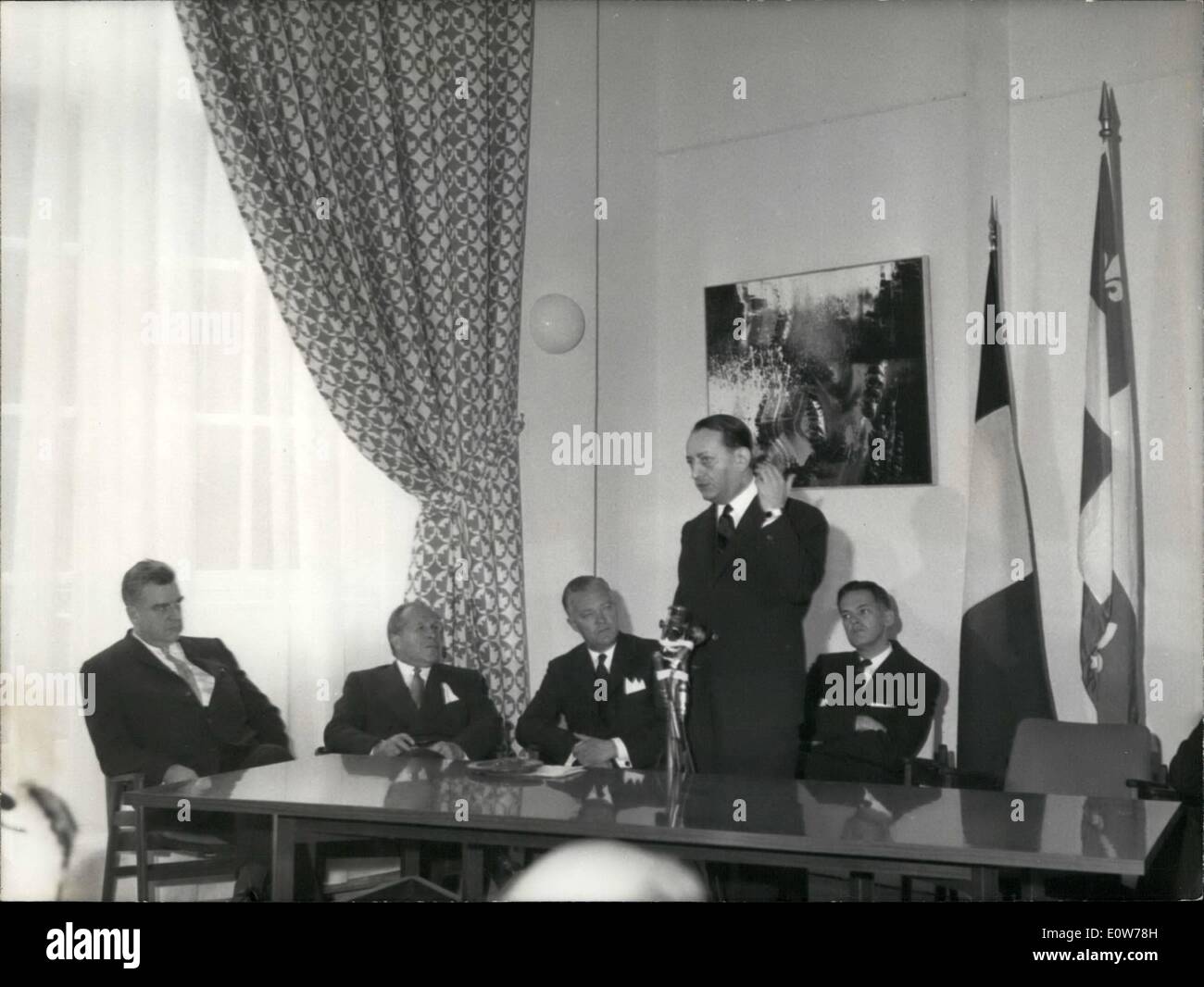 Oct. 10, 1961 - t Author Pierre Benoit Celebrates His 40th Novel Stock ...