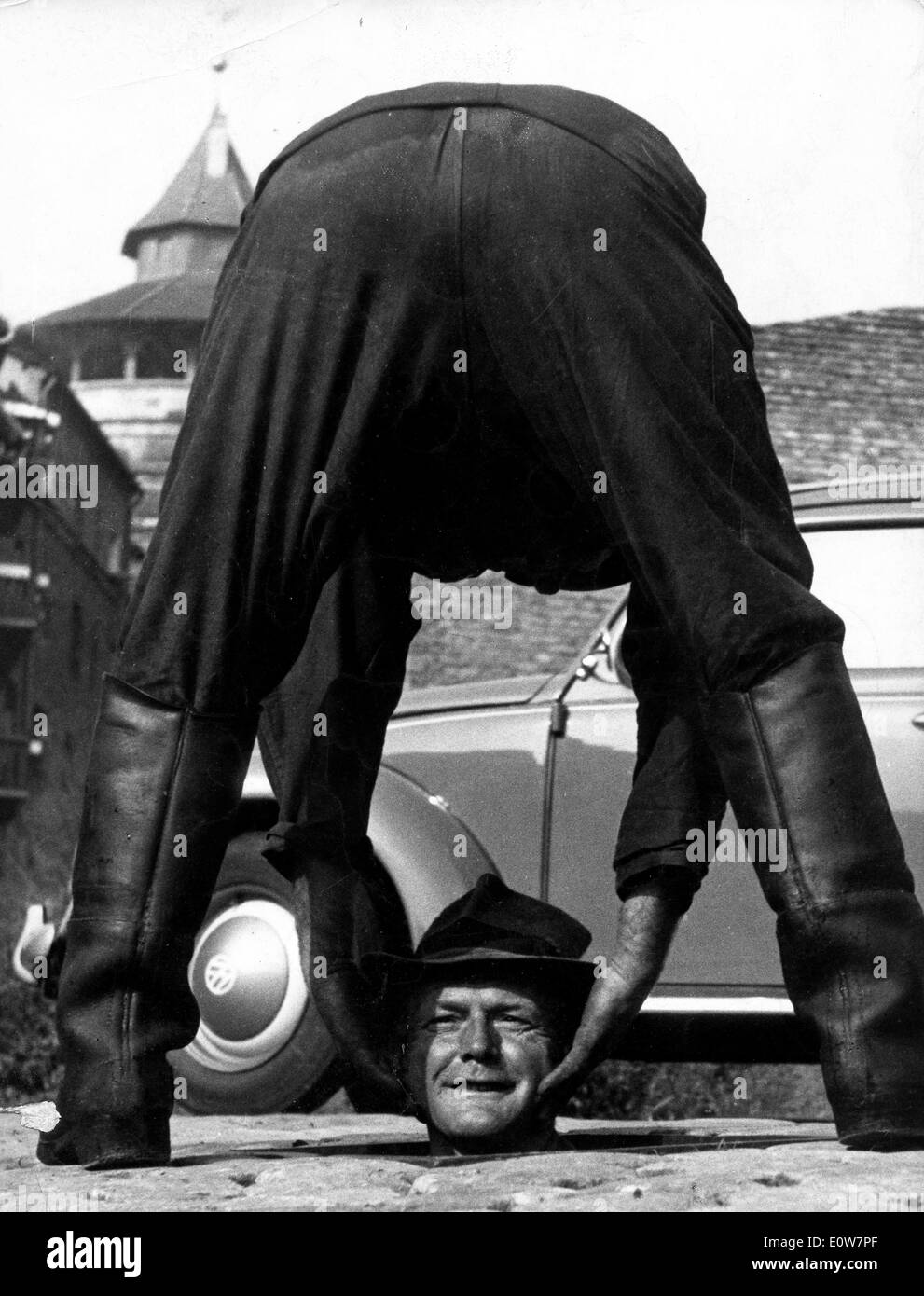 Outside to city ground Black and White Stock Photos & Images - Alamy