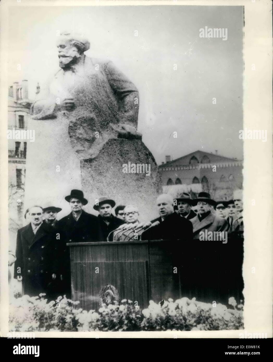 Nov. 11, 1961 - Mr. Kruschev Inaugurates Memorial to Karl Marx.: The ...