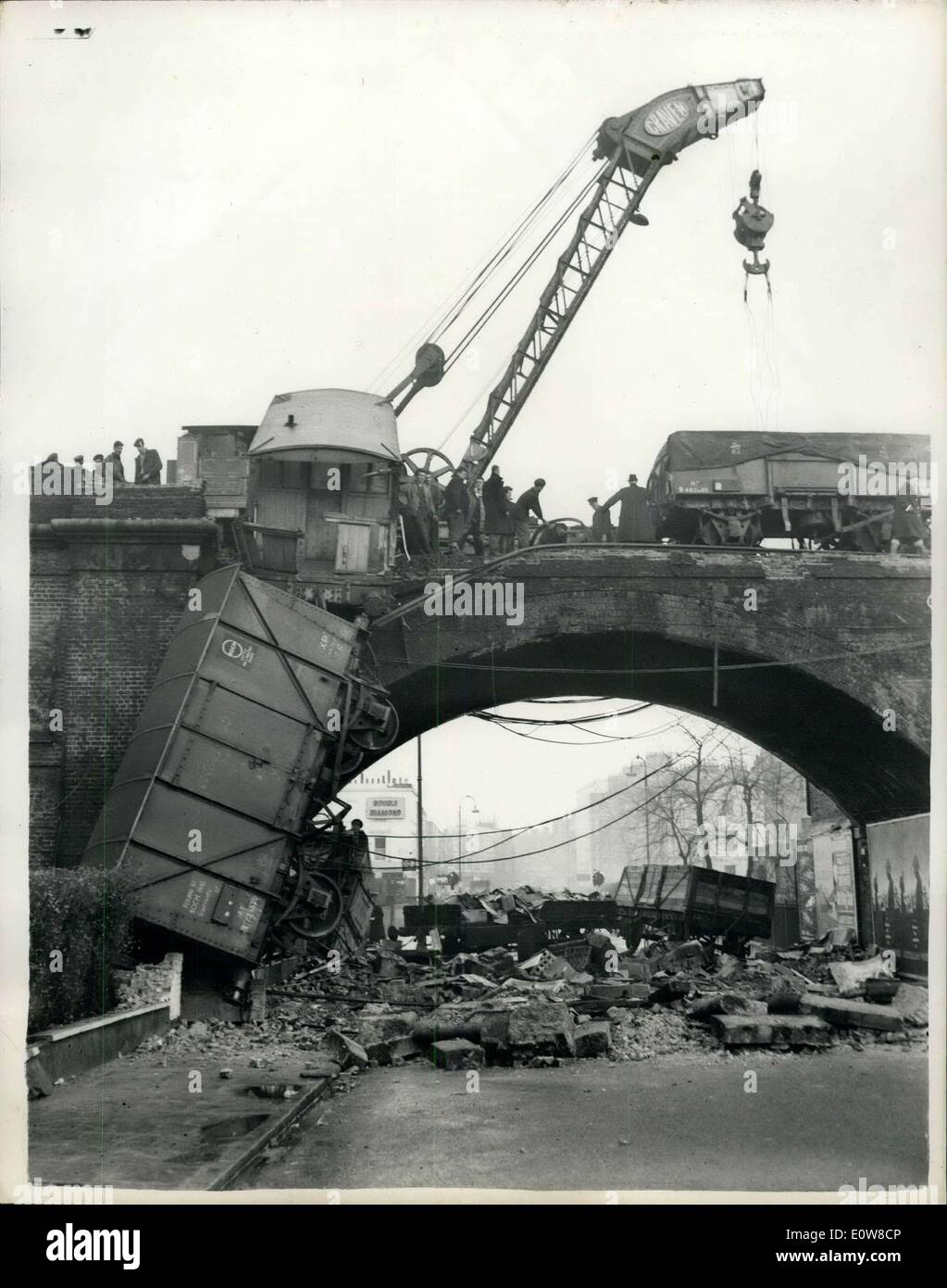 Jan. 10, 1962 - Crash Hits Rush Hour Two goods trains crashed last ...