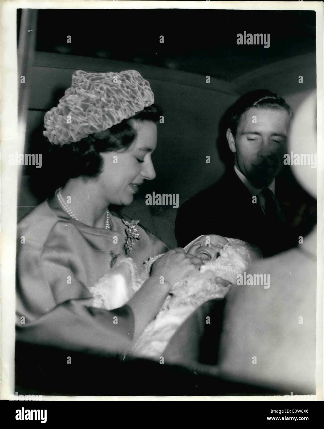 Dec. 12, 1961 - Viscount Linley Christened today; Viscount Linley, the ...