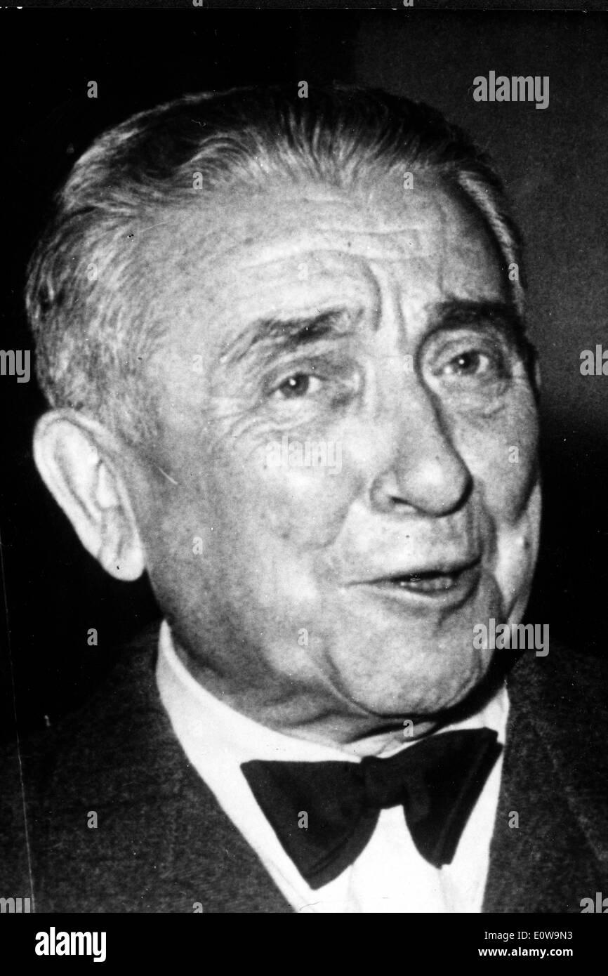 Mar 02, 1962; Paris, France; Religous author PIERRE BENOIT Stock Photo ...