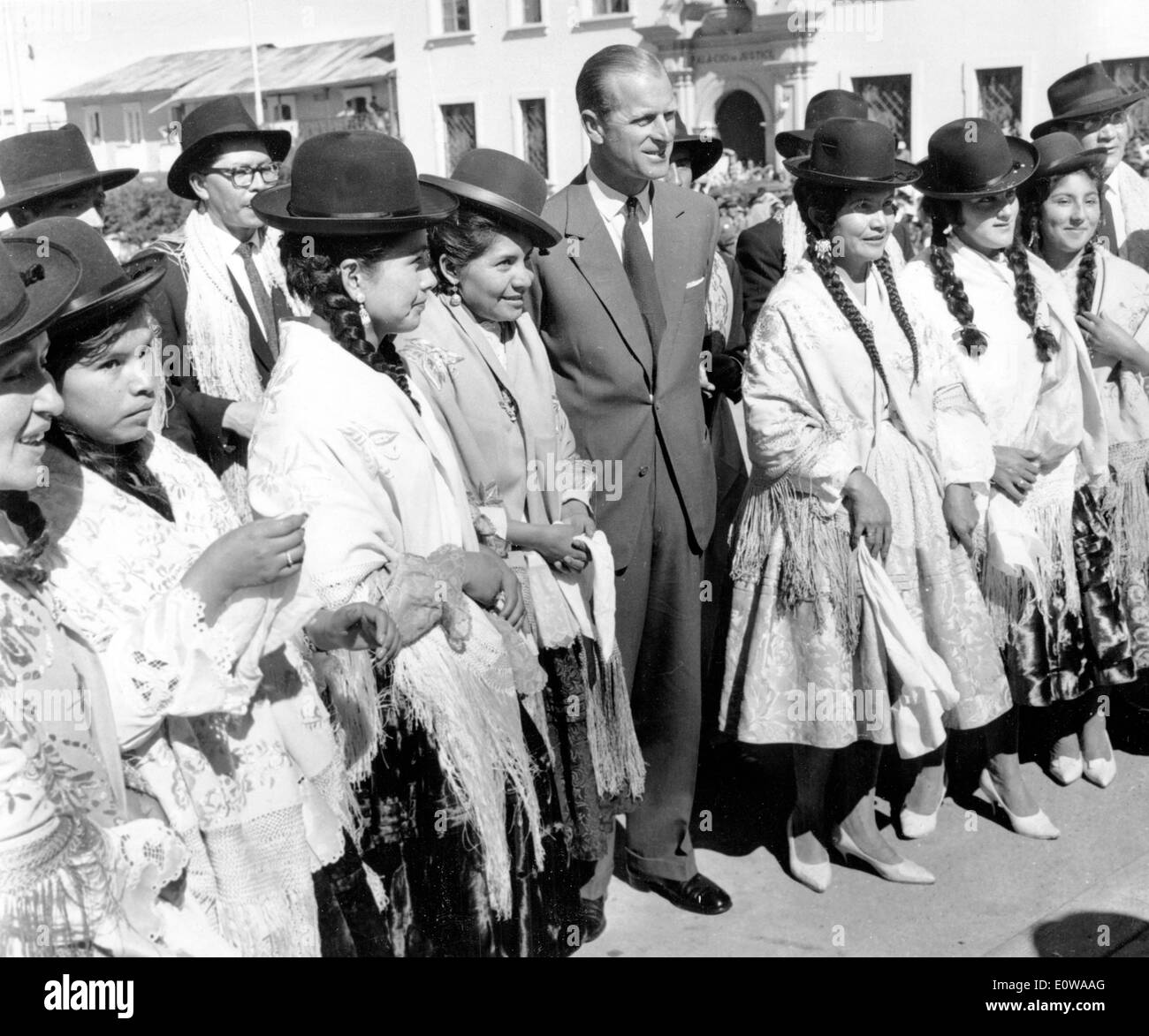 Visit queen prince consort Black and White Stock Photos & Images - Alamy
