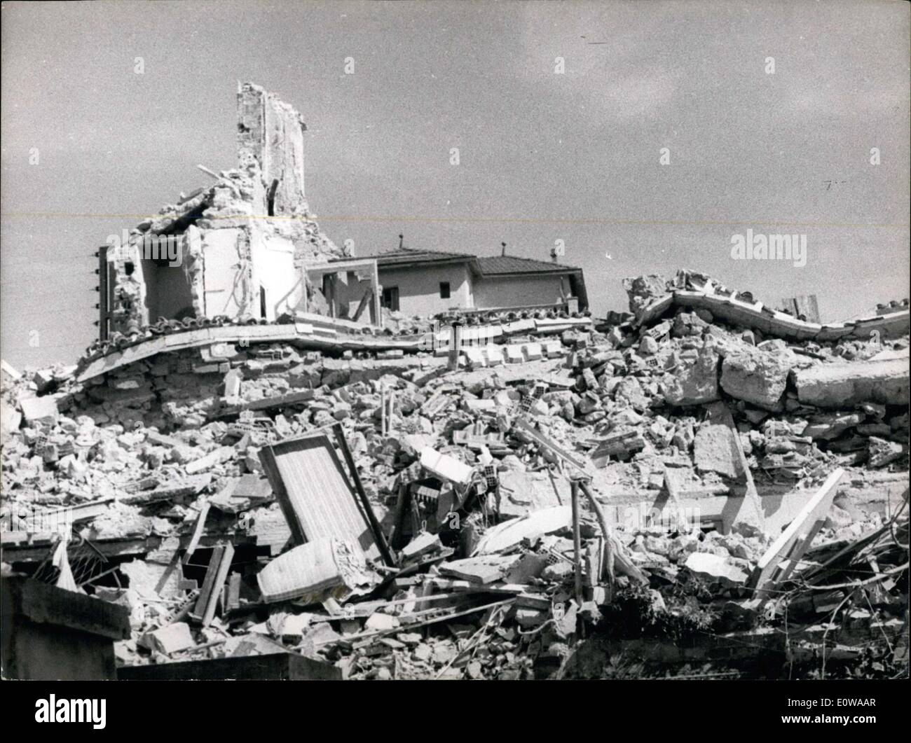 Mar. 11, 1962 - Ruins of the Radja Hotel after Devastating Explosion ...