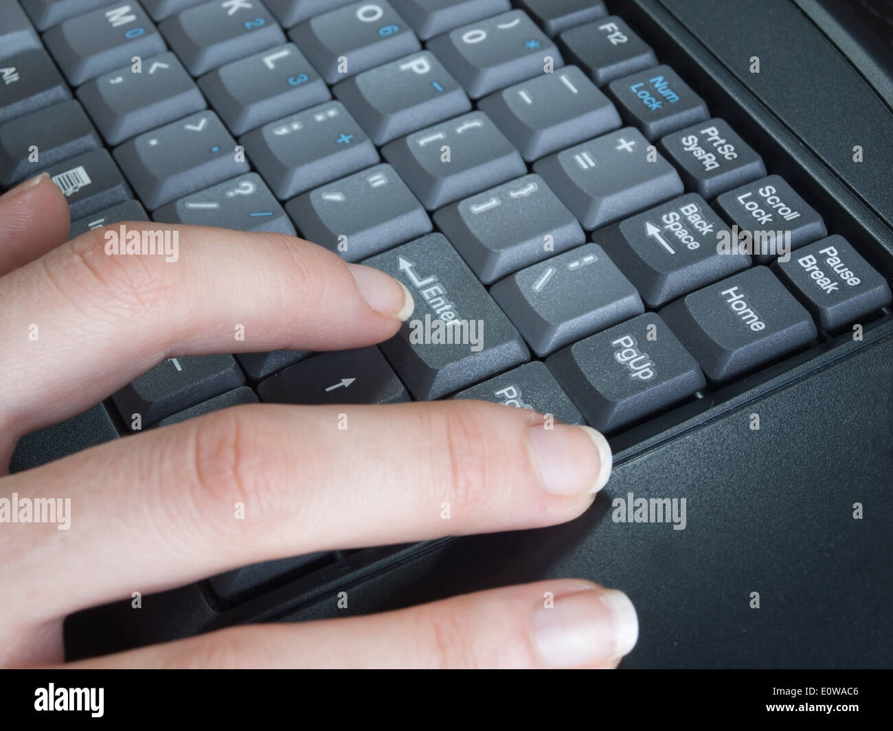 Close up business woman typing hi-res stock photography and images - Alamy