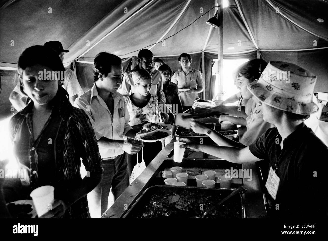 Mess tent hi-res stock photography and images - Alamy