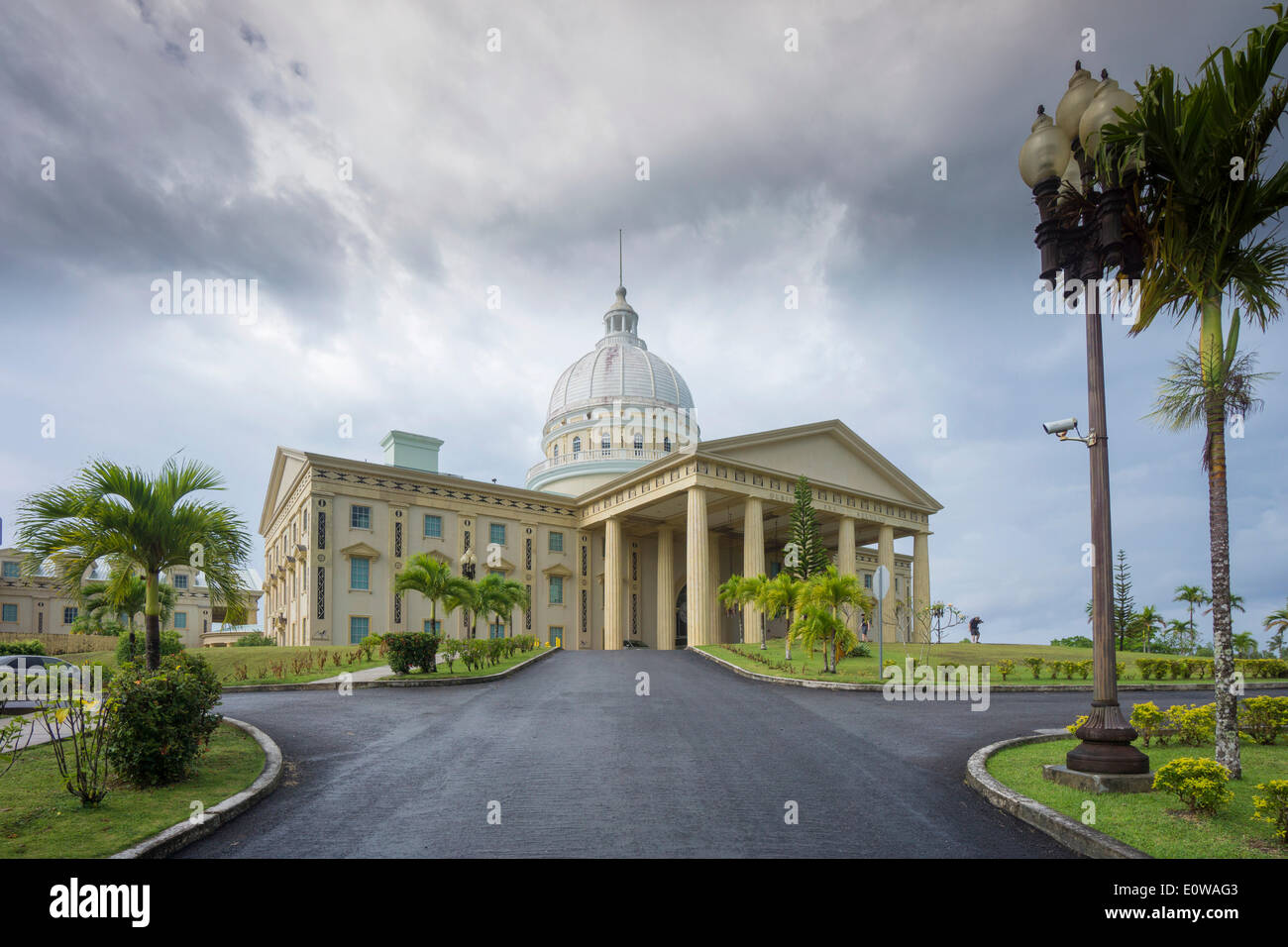 Capitol complex, government buildings, Melekeok, Palau Stock Photo - Alamy