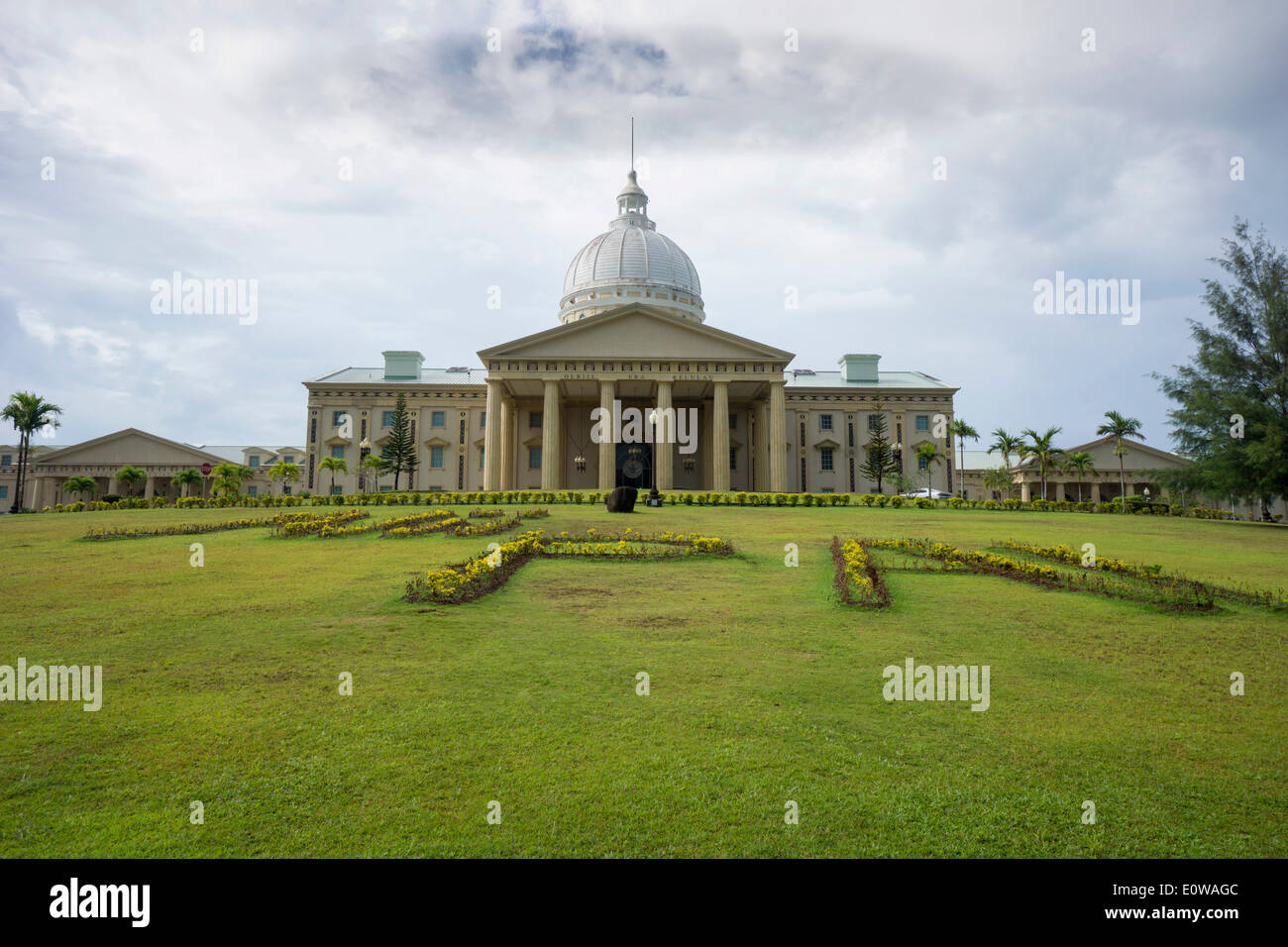 Capitol complex, government buildings, Melekeok, Palau Stock Photo - Alamy