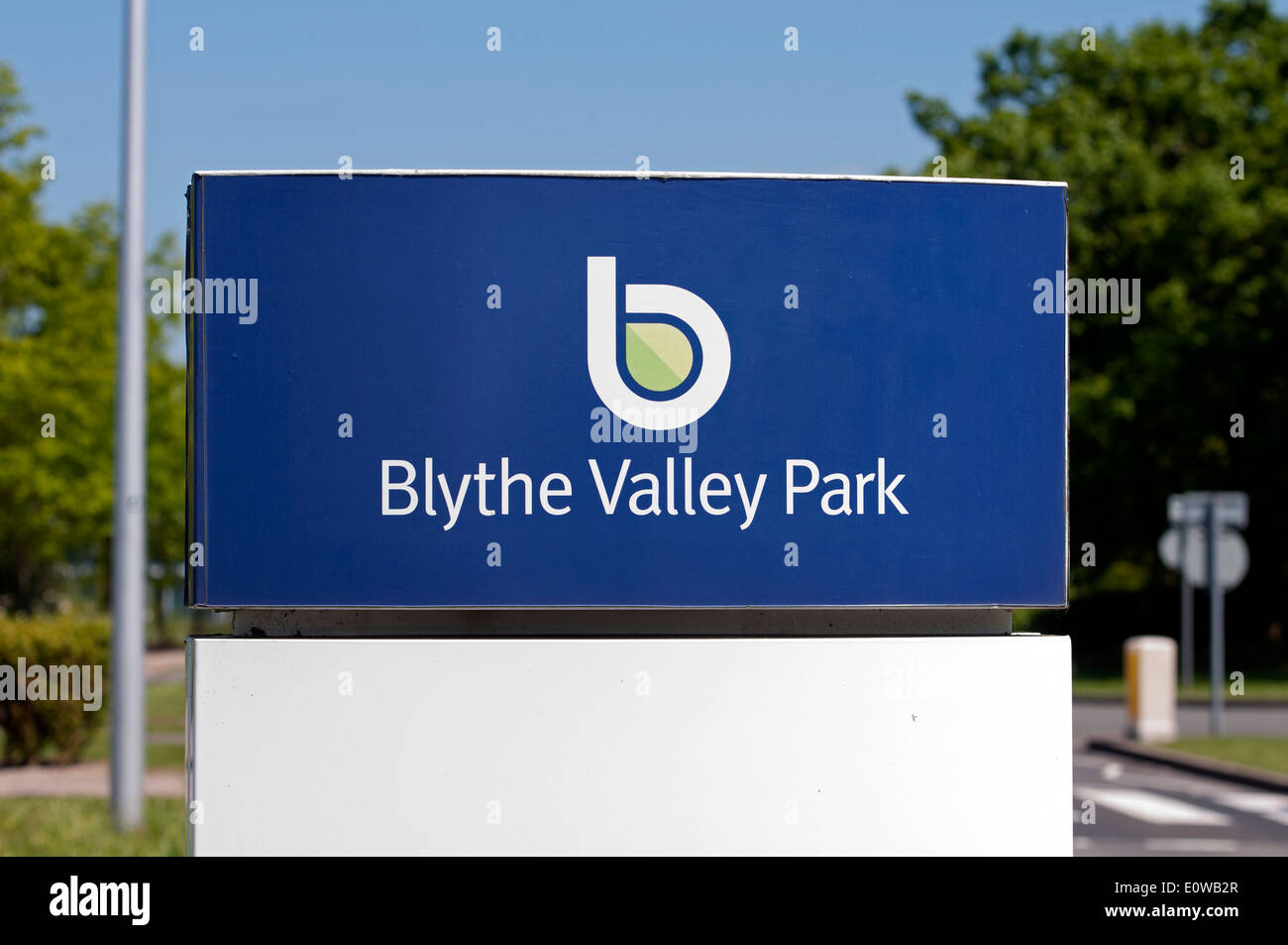 Blythe Valley Park sign, Shirley, West Midlands, England, UK Stock ...