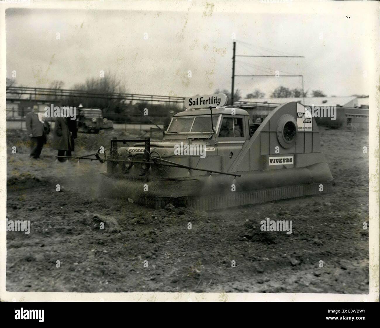 Apr. 11, 1962 - Hovercraft assisted land rover for rough going; Vickers ...