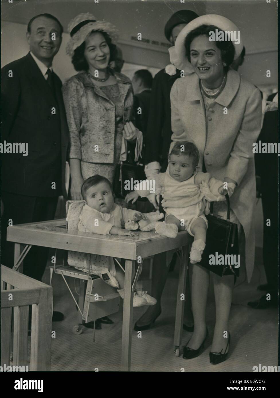 May 05, 1962 - Mrs. Moktar Ould Daddah, the wife of the President of ...