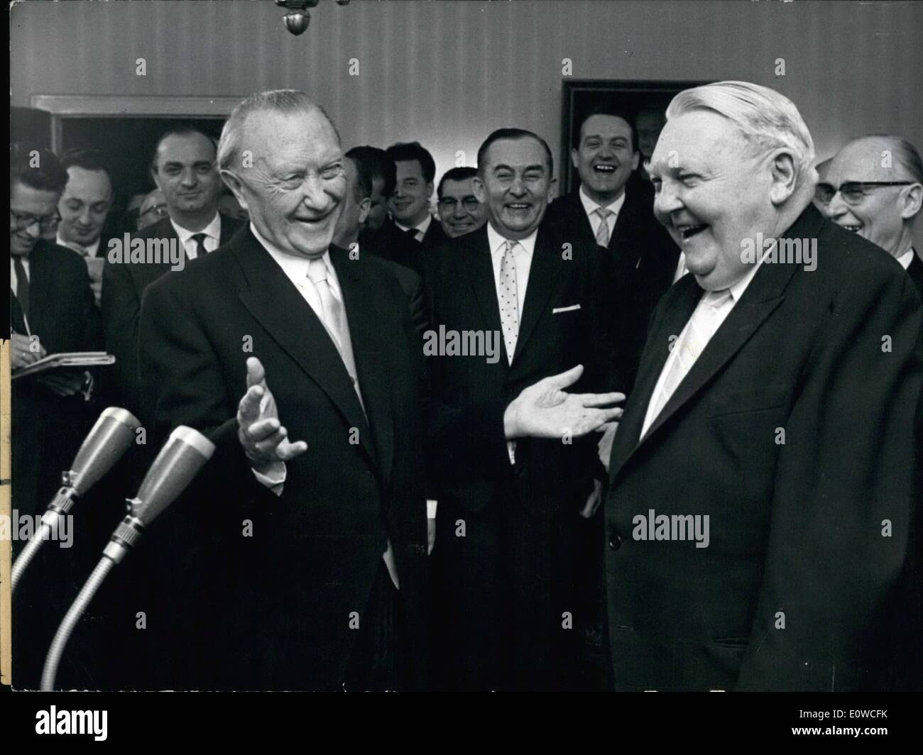 May 05, 1962 - 65 Birthday of Prof. Dr. Erhard: As first congratulation ...