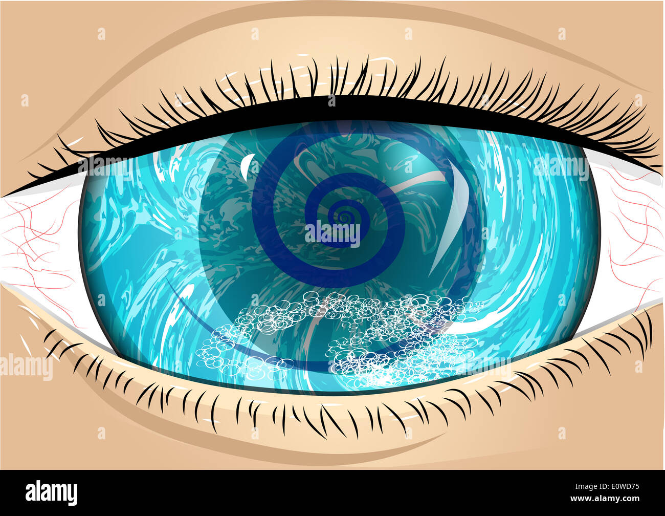 iris of eye Stock Photo - Alamy