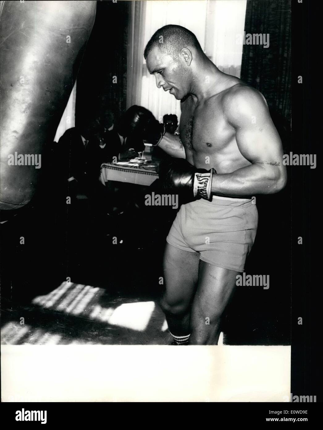 Jun. 06, 1962 - Harold Johnson in sparring: 300 onlookers observed the ...