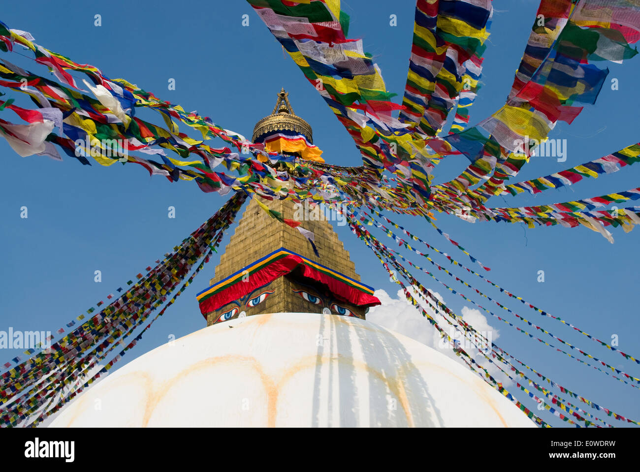 Boudhanath ,a Buddihist stupa in Kathmandu, Nepal Stock Photo - Alamy