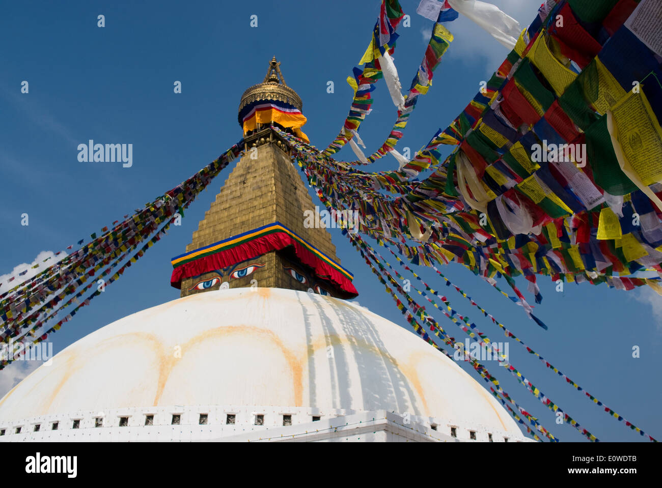 Boudhanath ,a Buddihist stupa in Kathmandu, Nepal Stock Photo - Alamy