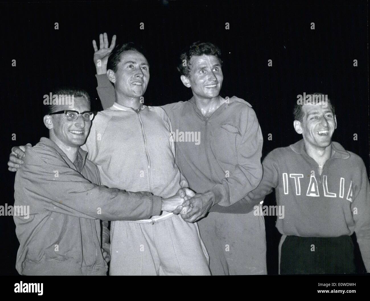 Jun. 15, 1962 - Michel Jazy beat the world record in the 2,000 meter ...