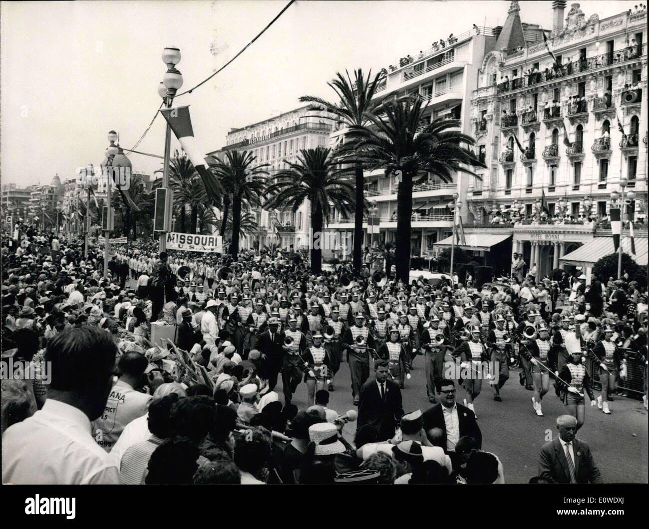 Jun. 22, 1962 - Lions Club International Parade in Nice Stock Photo - Alamy