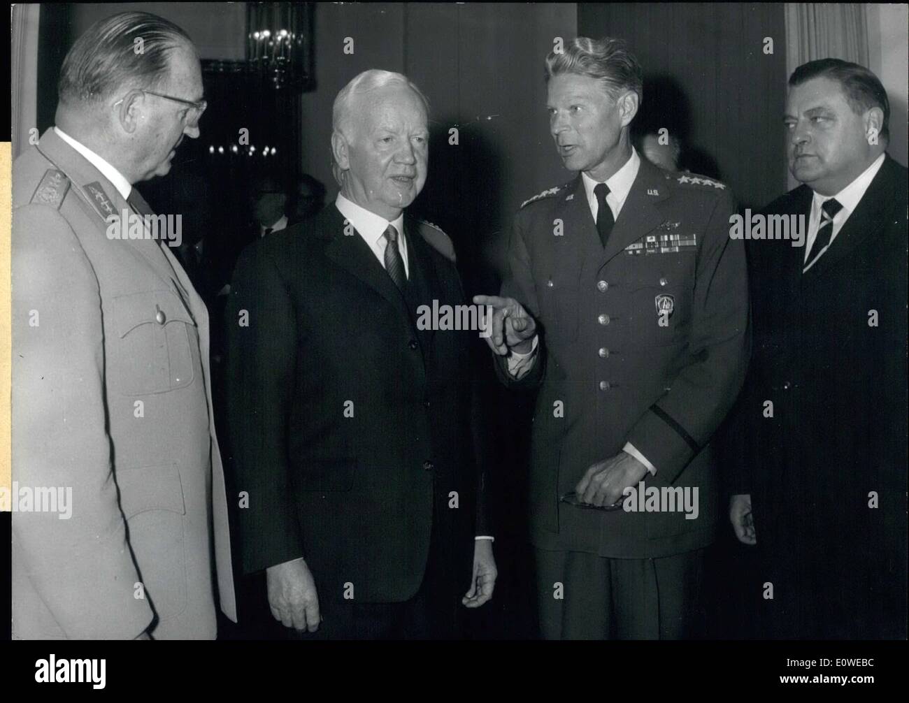 Jul. 07, 1962 - General Nostad visited Bonn.: Today 12.7.1962 visitd ...