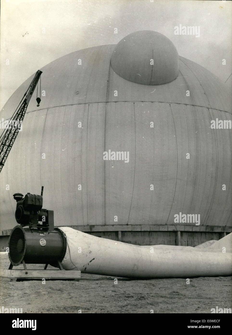 Jul. 12, 1962 - France Telecommunication Age ''Radome'' Satellite ...