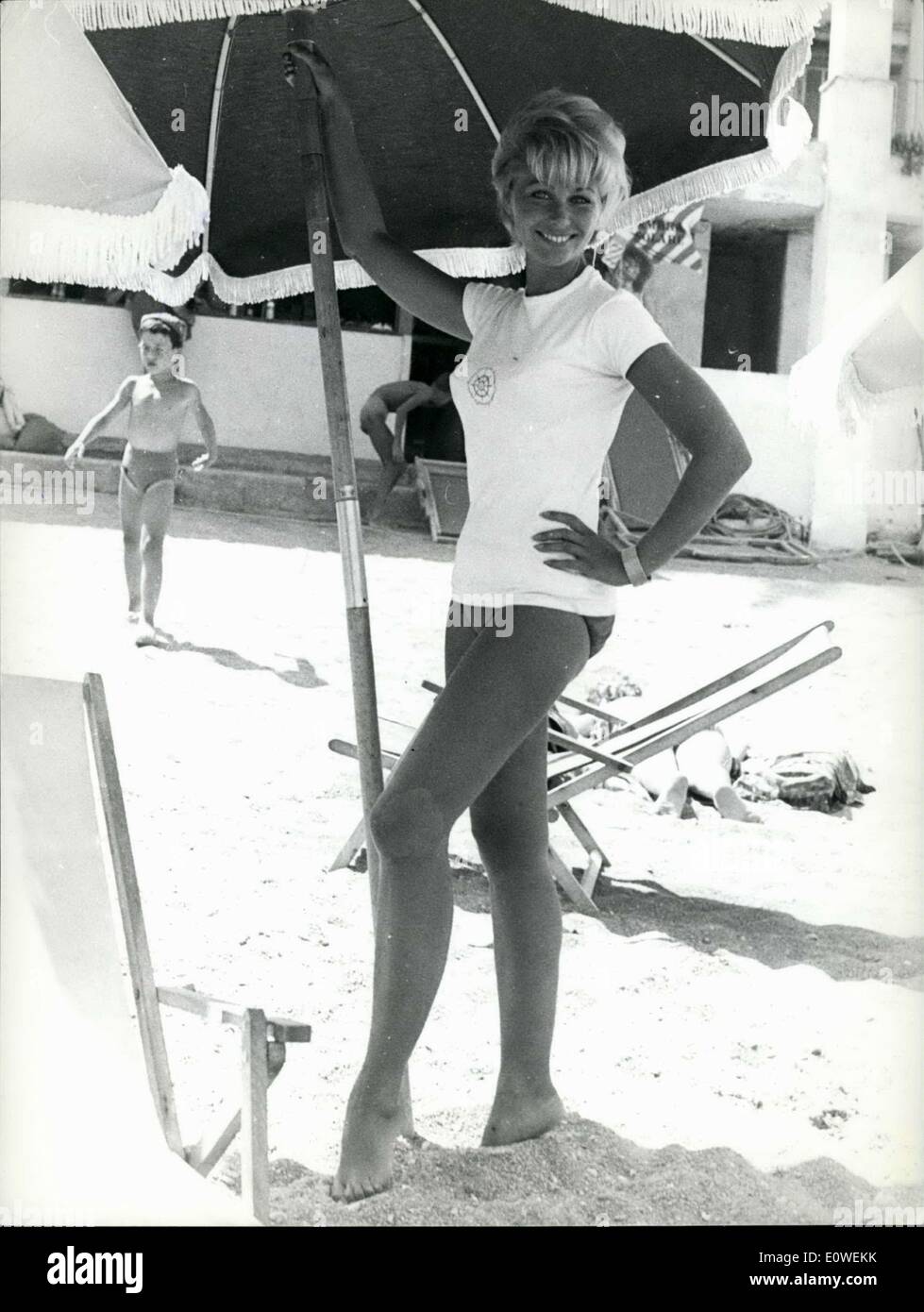 Jul. 26, 1962 - Sammy Gerry a beautiful German actress pictured at ...